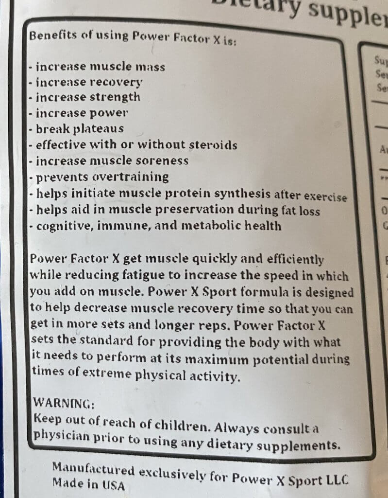 Power Factor X – Arachidonic Acid – Uncle Sarm