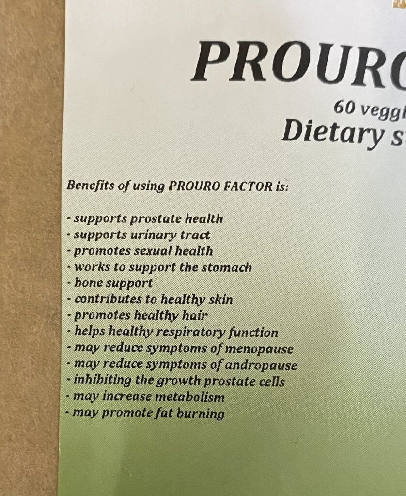 ProUro Factor – Uncle Sarm